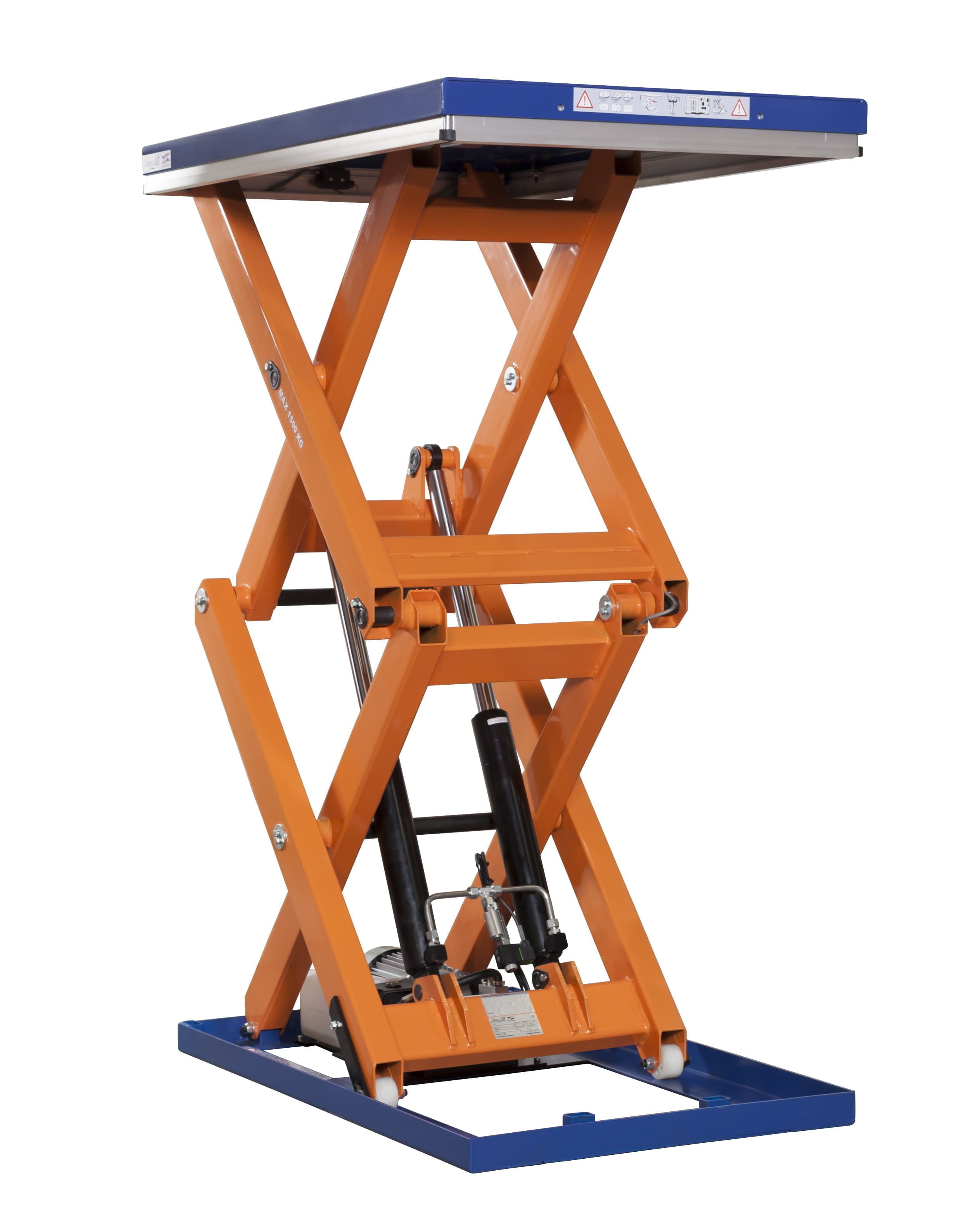 Lyftbord Edmolift, 1300x850 mm, kapacitet 1500 kg - Norrmark